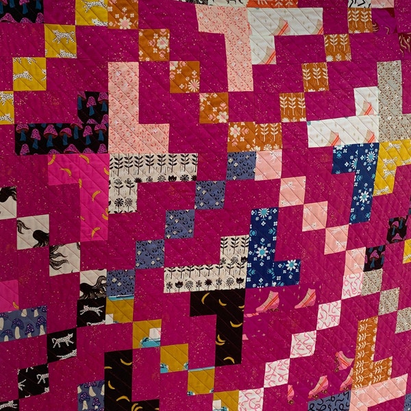 Woodshire Quilt Pattern - Digital Pdf - Pre-cut Friendly Pattern for ...