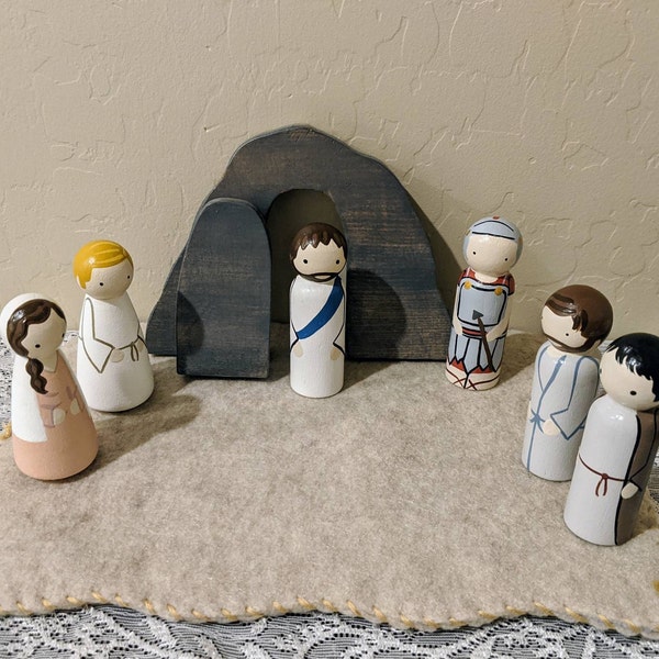 Blushing Neutral Nativity-ready TO Ship-christmas Blush and Neutral ...