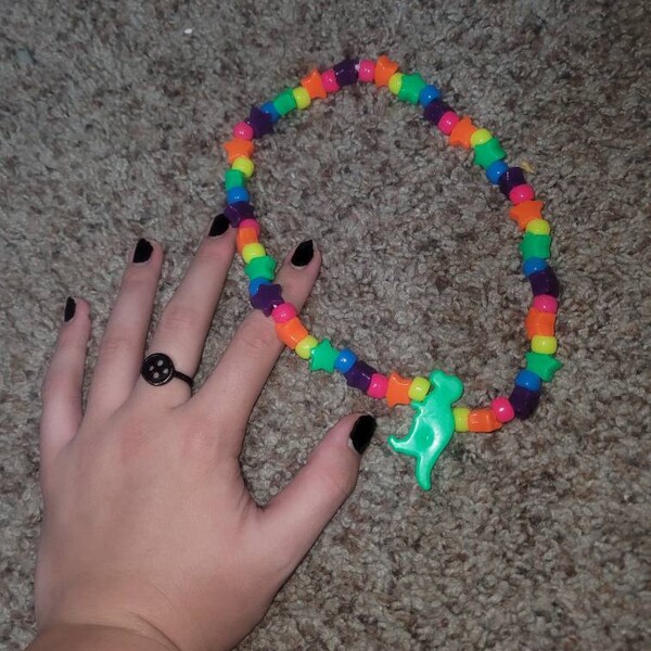 Mlp Kandi Necklace. Multiple Styles. Rave EDM EDC Rainbow PLUR Festival ...