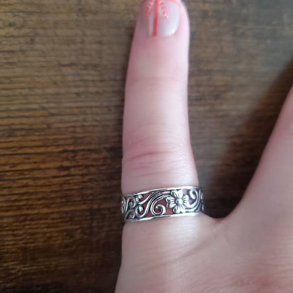 Unique Sun Wukong Headband Oxidized Side Sterling Silver Ring Monkey ...