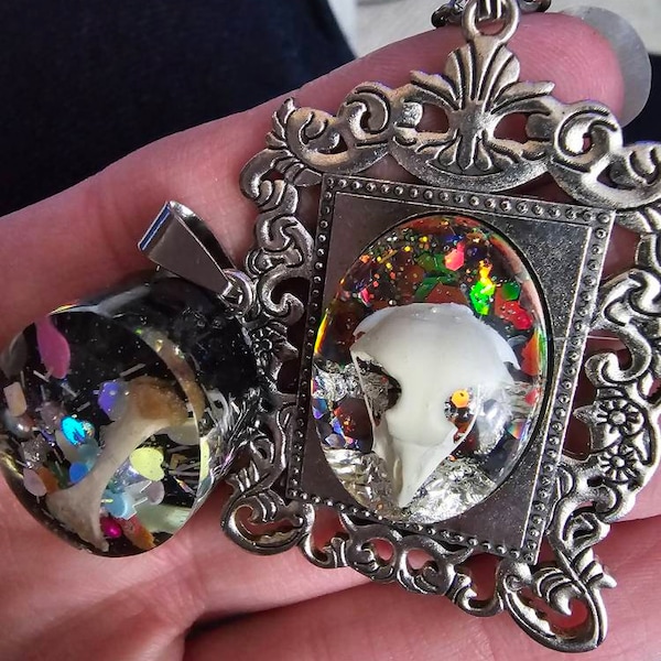 Real Skull Necklace Animal Skull Jewelry Genuine Rat Skull Pendant ...