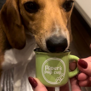 Reusable Pup Cup Custom Puppuccino Mug Dog Mom Gift 2oz - Etsy