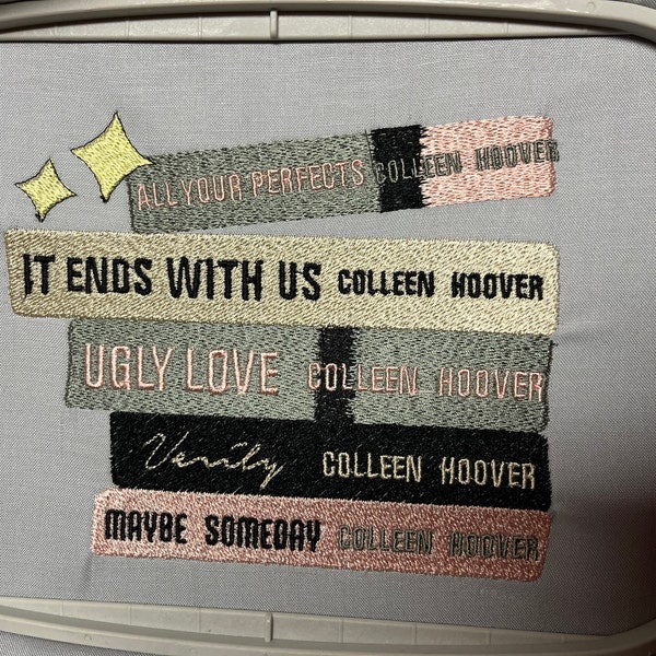 Stack of Books Machine Embroidery Design, Library Embroidery Pattern ...