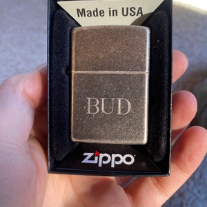 Custom Engraved USMC Marine Corps Brushed Silver Finish Zippo - Etsy