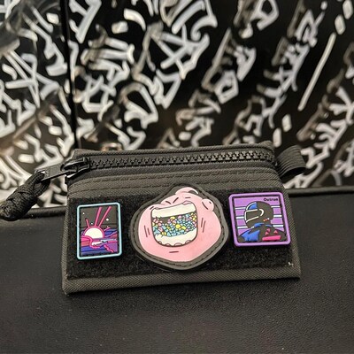 Rick & Morty Butter Robot Ranger Eye Patch Rubber Velcro Moral Patch ...