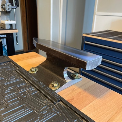 Railroad Track Anvil With Mounting Holes - Etsy