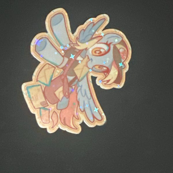 Mail Pony Vinyl Sticker - Etsy