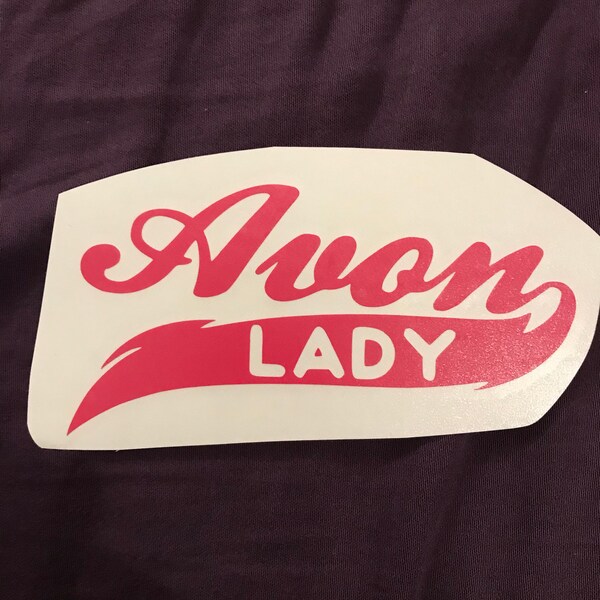 Avon Lady Vinyl Sticker Decal for Car Yeti Mascara 2.5 X 4 FREE ...