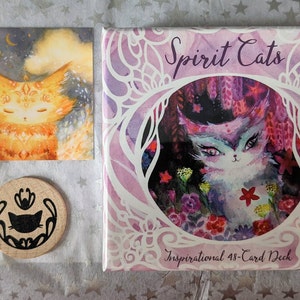 Spirit Cats Oracle Deck Inspirational Card Deck Indie, Tarot, Magical ...