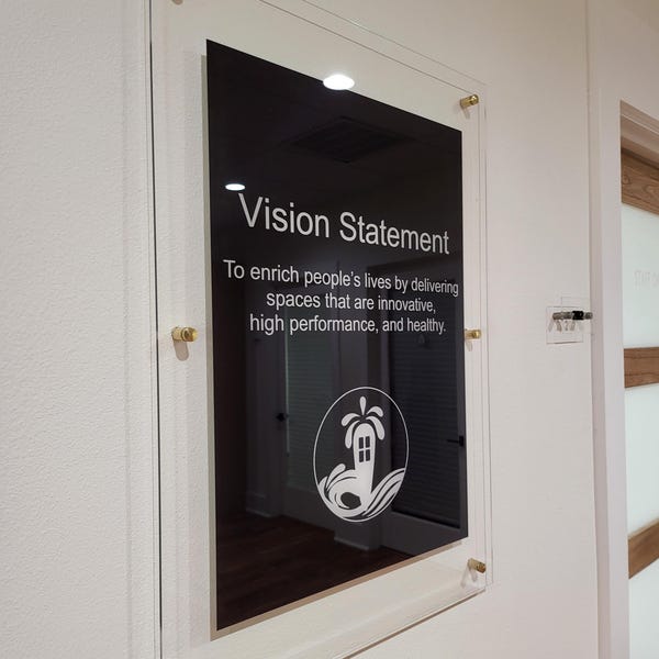 Personalized Acrylic Business Logo Sign, Office Door Wall Hangings ...