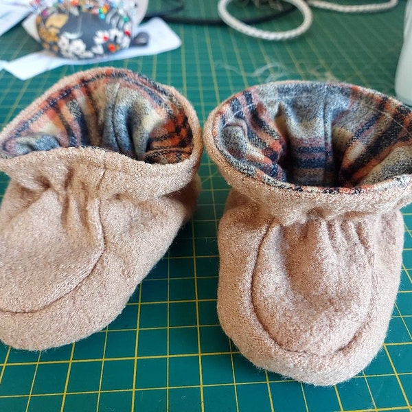 Downloadable Baby Bootie Sewing Pattern for Toddlers and Babies ...