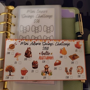 Mini Utility Bills Savings Challenge for A6 Envelopes Cash - Etsy