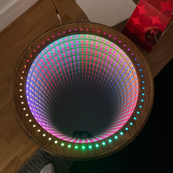 İnfinity Mirror Wall Decor, İnfinity Effect, LED Light Wall Decor ...