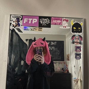 Kitty Cat Balaclava Ski Mask , Helmet Cover and Helmet Protector, Cat ...