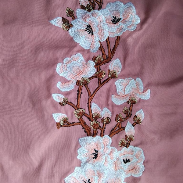 Blooming Sakura Cherry Machine Embroidery Design 5 Sizes to Download ...