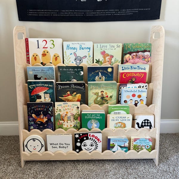 Corner Shelf Montessori Toy Shelf Corner Toyshelf Montessori Wooden ...