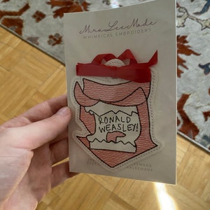 Ghost Host Name Tag Embroidered Iron on Patch | Etsy