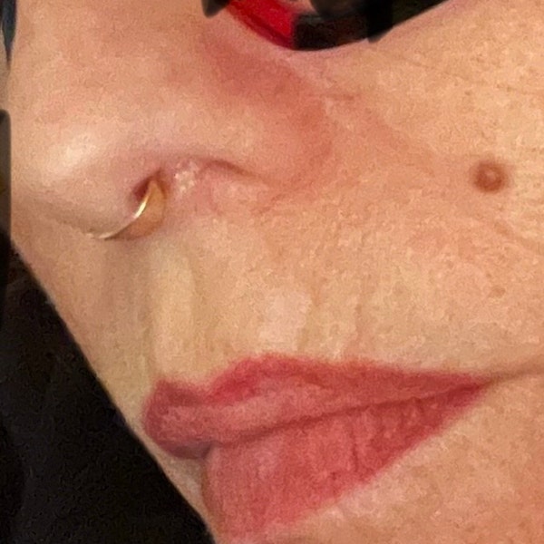 14k Gold Daith Earrings, Daith Piercing Jewelry, Crescent Moon Earring ...