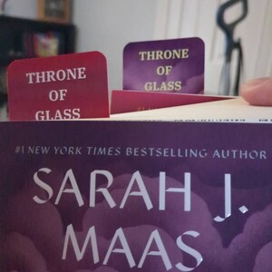 Throne of Glass Tandem Bookmarks SJM Bookmarks Acotar Crescent City ...