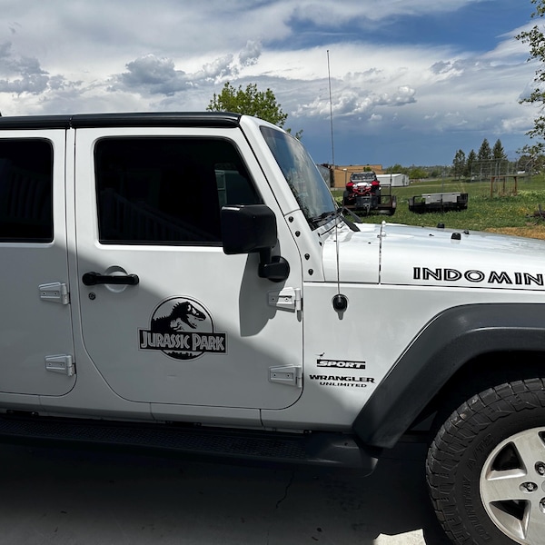 Jurassic Park , Side Body, Side Graphics, Jeep Wrangler SUV Truck Car ...