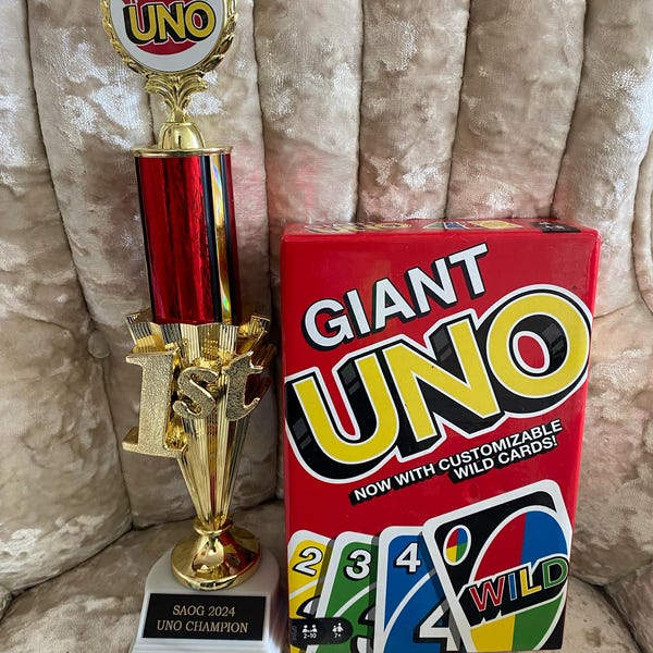 Trophy for Your BINGO Game Winner, 1st Place, About 7" Tall, With Your ...