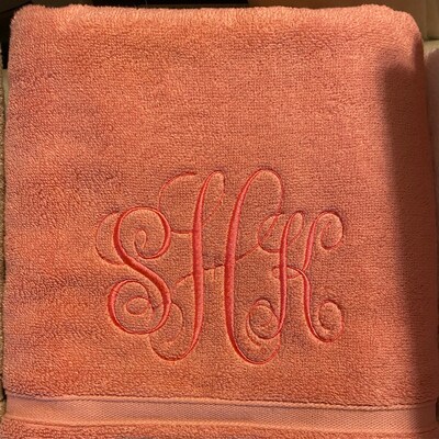 3 and 4.5 Inch Monogram Font Classic Interlocking Embroidery Font Vine ...