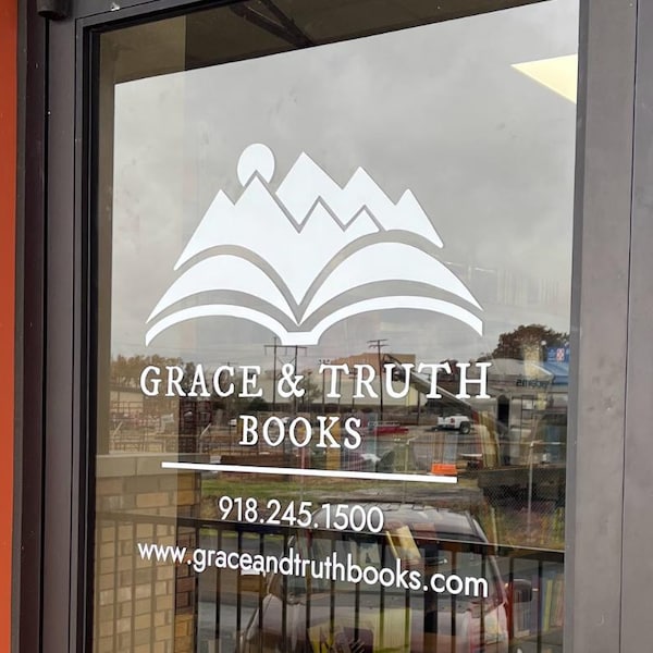 Customizable Window Decal / Your Company Name or Logo Storefront Vinyl ...