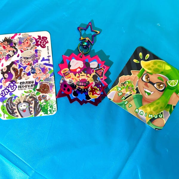 Splatoon Hotlantis WV3 Posters Harmony Paruko Tartar Dedf1sh Octoling ...
