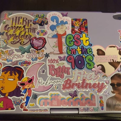 Millennial Throwback Sticker - Etsy