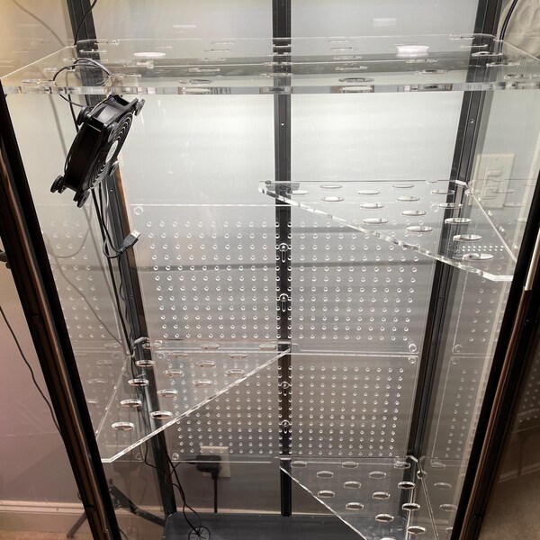 Milsbo Tall Set of 3 Sizes; Shelves for IKEA Indoor Greenhouse Cabinet ...