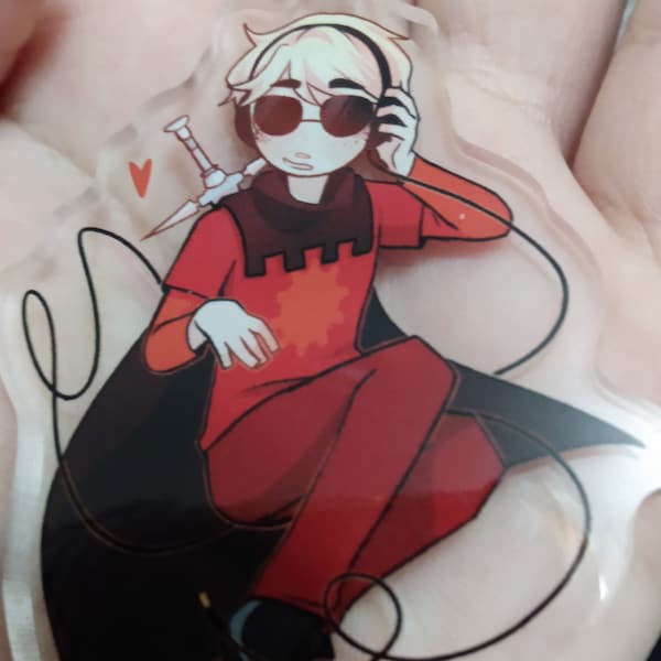 The Striders | Homestuck Acrylic Keychain Charms (dave & Dirk Strider ...