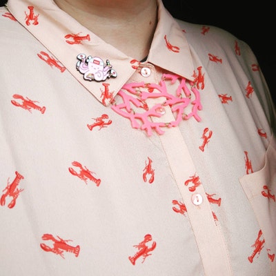 Japanese Octo Chef Enamel Pin - Etsy