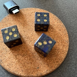 Individual Gemstone Dice-all Material-d4 D6 D8 D10 D% D12 D20-dungeons ...