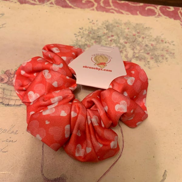 Black and White Checkerboard Pattern Scrunchie Hair Tie, Checker ...