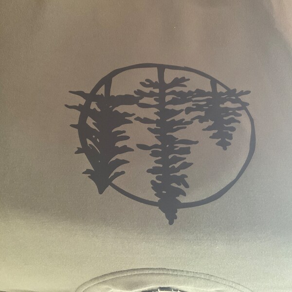 Three Trees SVG File, Tree DIY Graphic Tee, Forest Cuttable File for ...