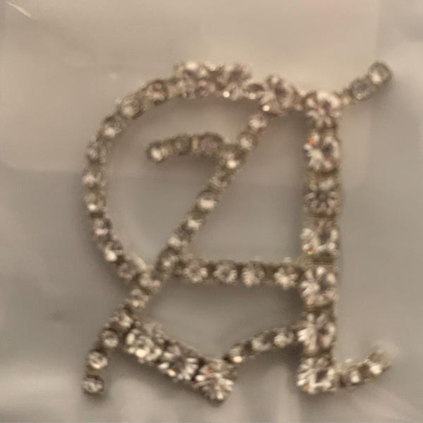 Rhinestone Letters | Old English Alphabet - Etsy