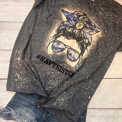 US Navy Messy Bun Sublimation Design digital Download Only - Etsy