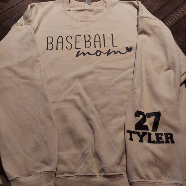 Baseball Mom Sweatshirt, Baseball Mom Sweater, Baseball Mama Shirt ...
