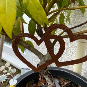 Rusty Metal MG BADGE SIGN Garden Ornament Rustic Vintage Gift Birthday ...