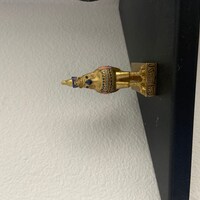 Vintage Golden Horus Mini Statue Ancient Egyptian God Horus With ...