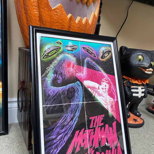 The Mothman of West Virginia Posters - Etsy