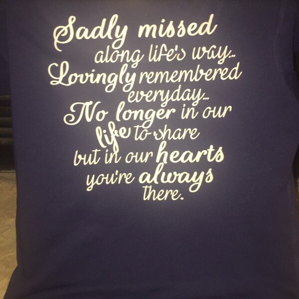 RIP Memorial SVG - Sadly Missed SVG - Etsy