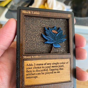 MTG Custom Wooden Card Display Magic the Gathering Card Frame Trading ...