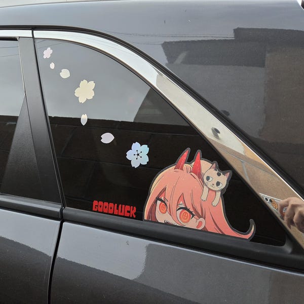 Holographic Sakura Flower and Sakura Petals Decal Sheet | Cute Decal ...