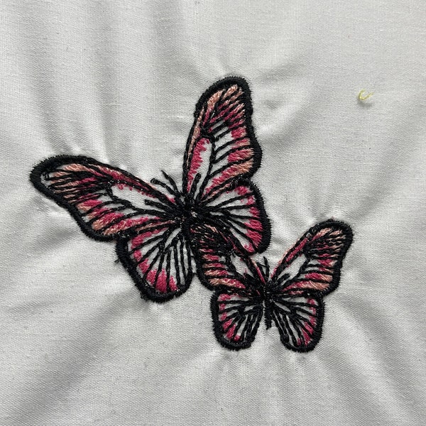 Realistic Small Light Butterfly SET of 4 Designs Machine Embroidery ...