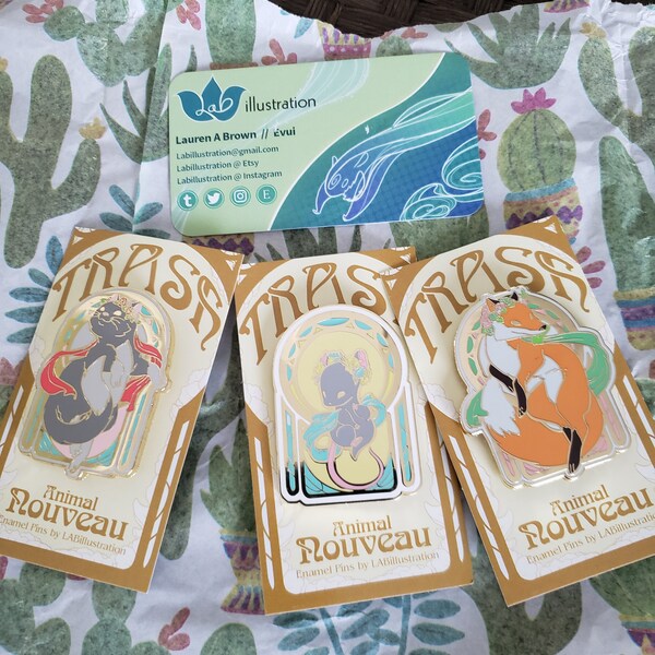 Trash Animal Enamel Pins SETS - Etsy