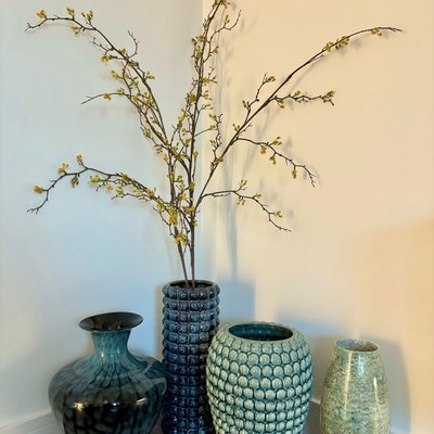 110cm Tall Artificial Tree Branch With Leaves, Faux Plant, Faux ...