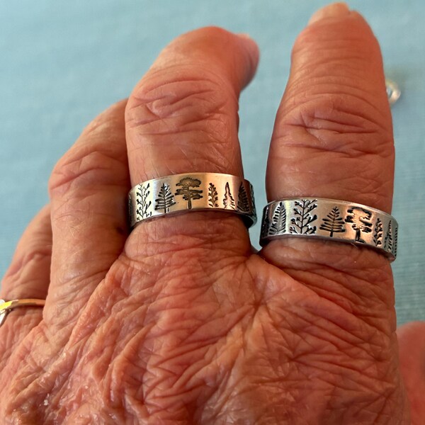 ASL Custom Name Stacking Wrap Ring | American Sign Language Gift | ASL ...