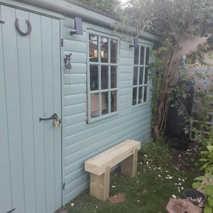 2 Seater Custom Engraved Wooden Rustic Garden Sleeper Seat Outdoor ...