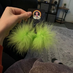 Fluffy Earings Fluff Earrings Marabou Feather Earrings - Etsy